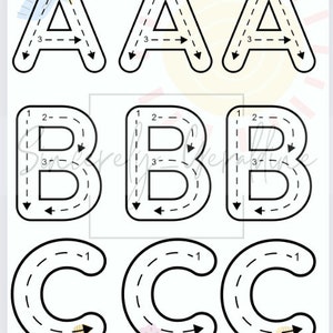 Fun and Educational Tracing Sheets for Toddlers capital & Lowercase ...