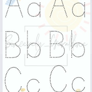 Fun and Educational Tracing Sheets for Toddlers capital & Lowercase ...