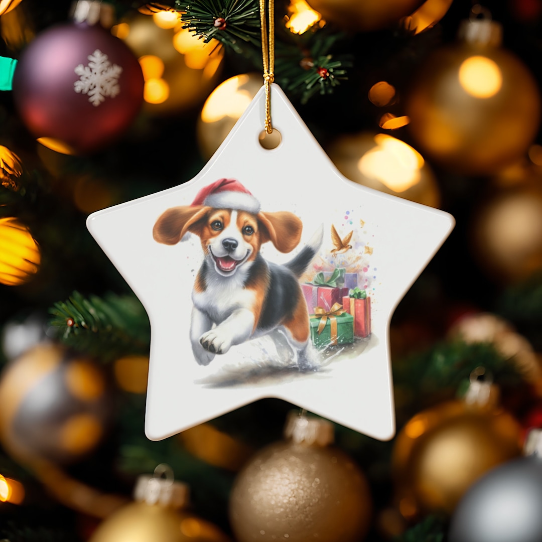 Beagle Ornament 2024 Beagle Christmas Ornament Decoration Holiday Gift ...