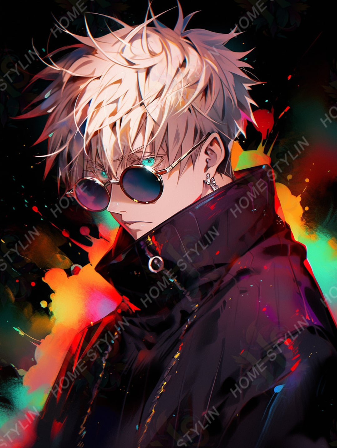 Jujutsu Kaisen Satoru Gojo Anime Wall Art - Etsy Canada