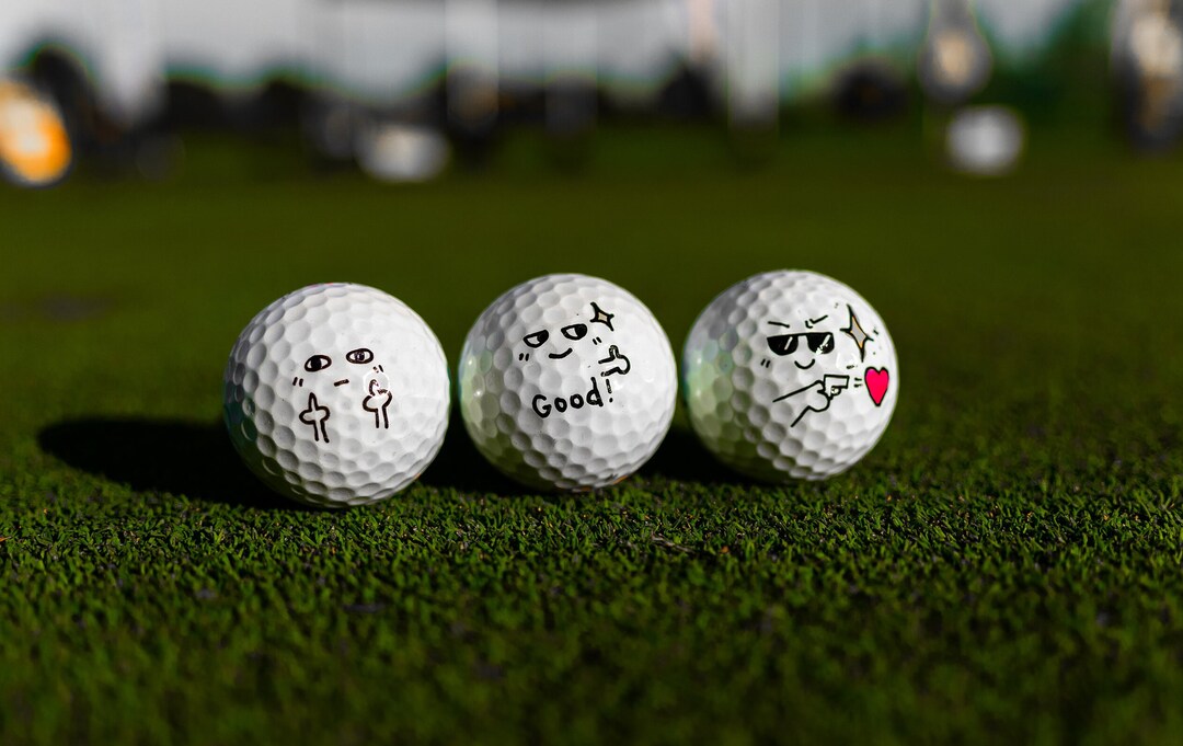 Custom Golf Ball Sleeve Chibi Face Mix 1 - Etsy