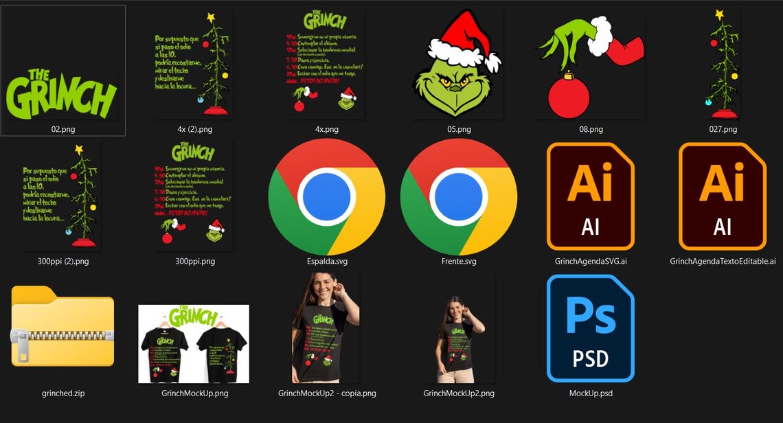 AGENDA GRINCH Navidad - Etsy México