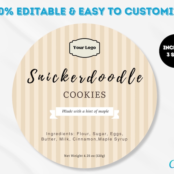 Bakery Product Label Stickers - Etsy