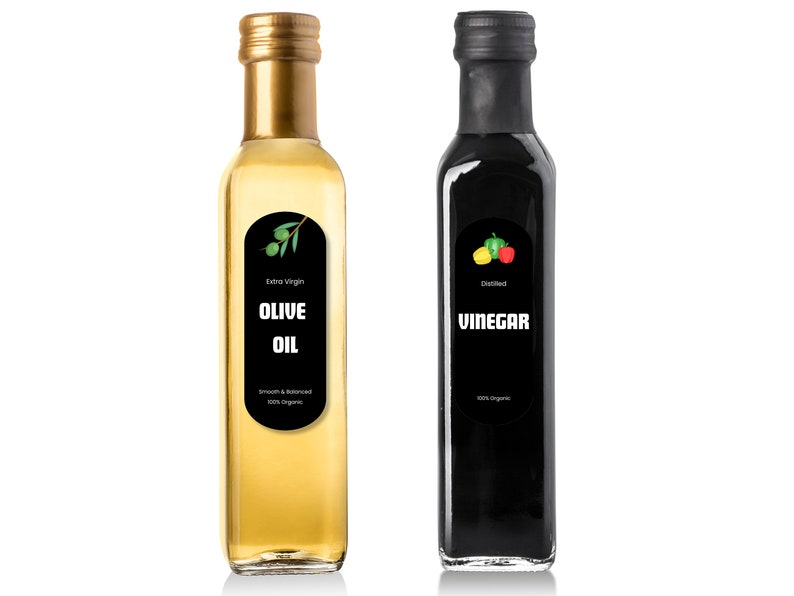 20 Editable Oil and Vinegar Label Templates, Oil-vinegar Label, Modern ...