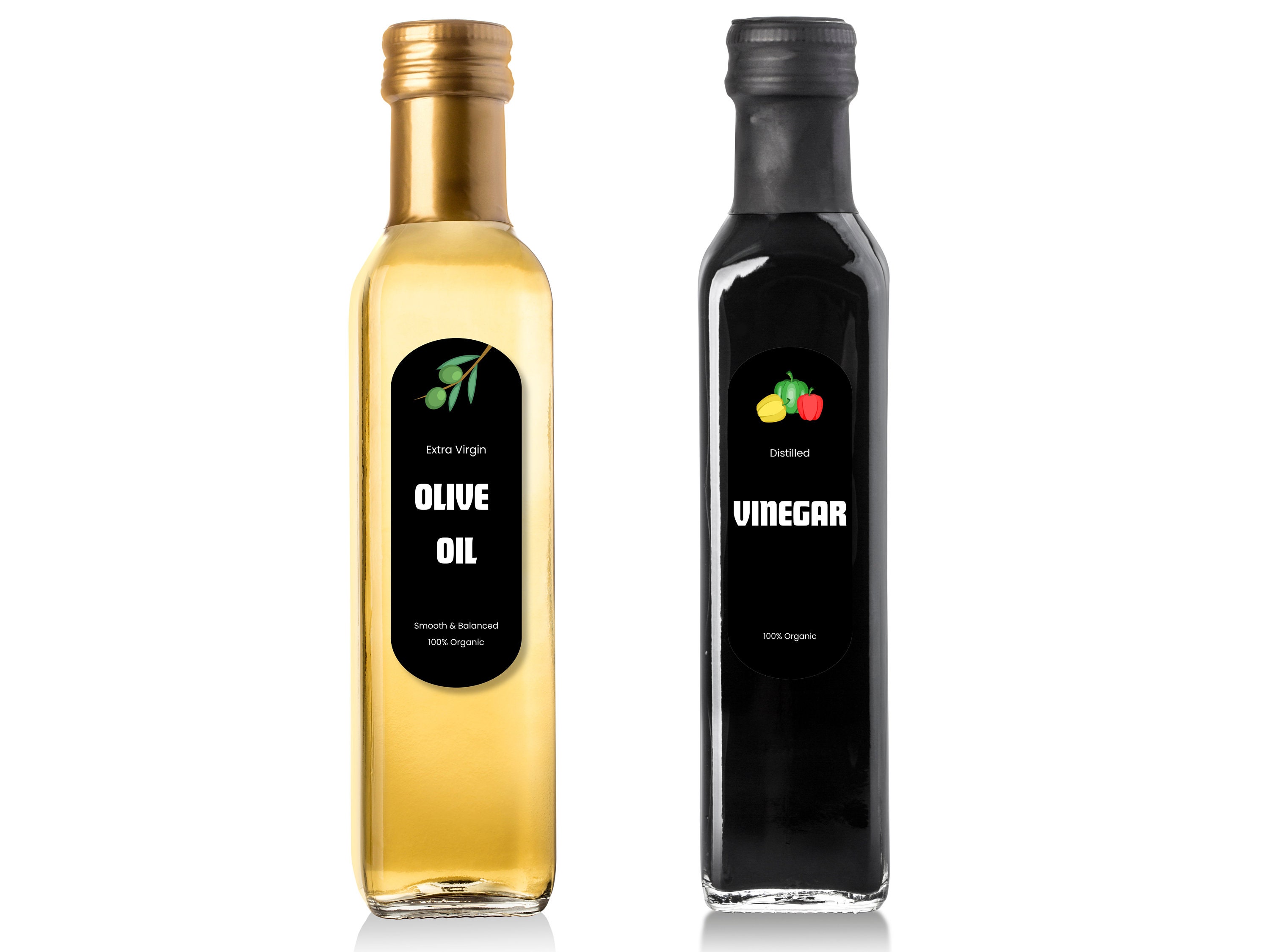 20 Editable Oil and Vinegar Label Templates, Oil-vinegar Label, Modern ...