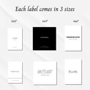 Editable Coffee Syrup Label Templates coffee Bar Decor, Soda Syrup ...