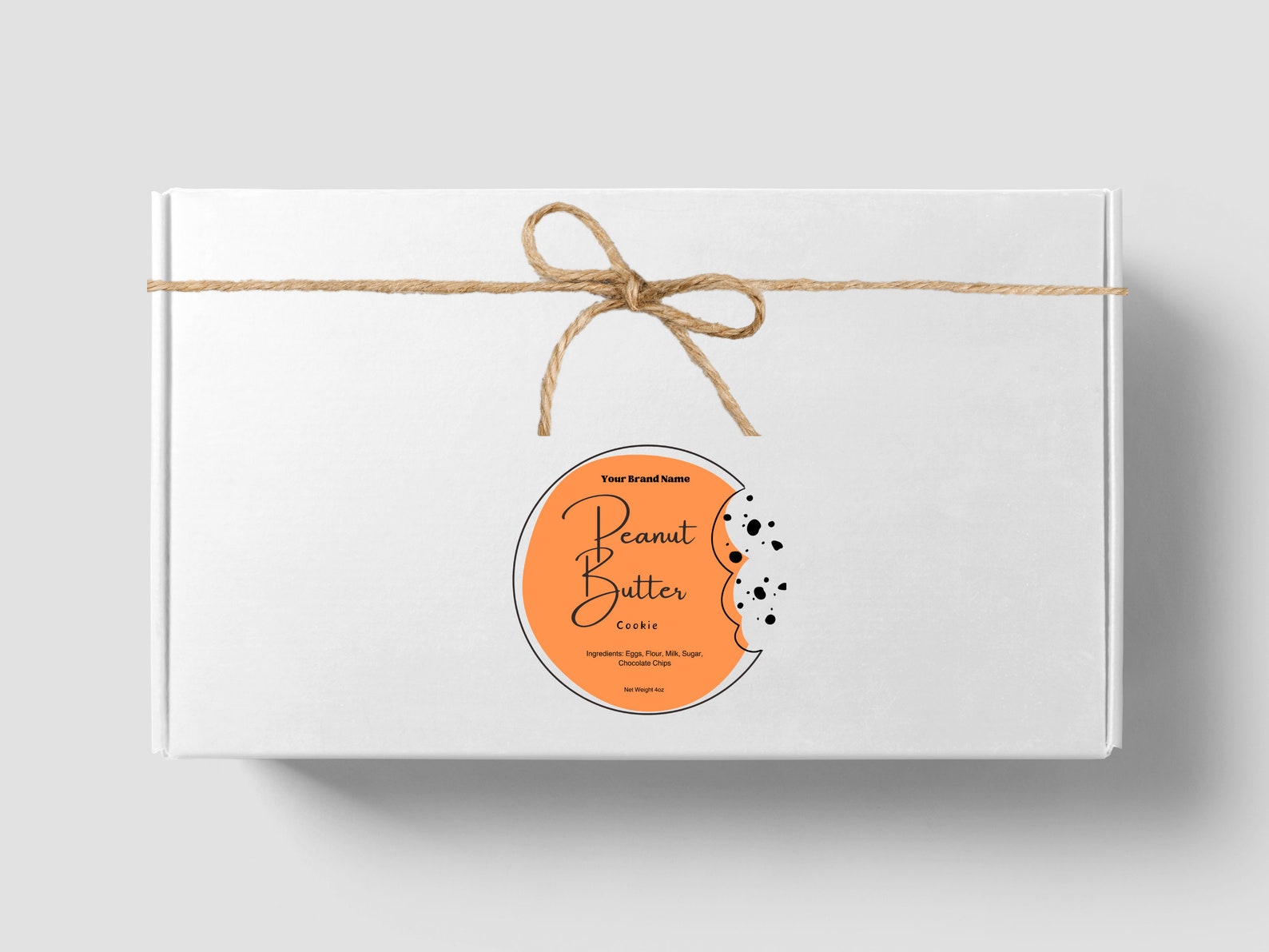 Editable Flavor Label Template, Product Labels, Cookie, Bakery, Custom ...