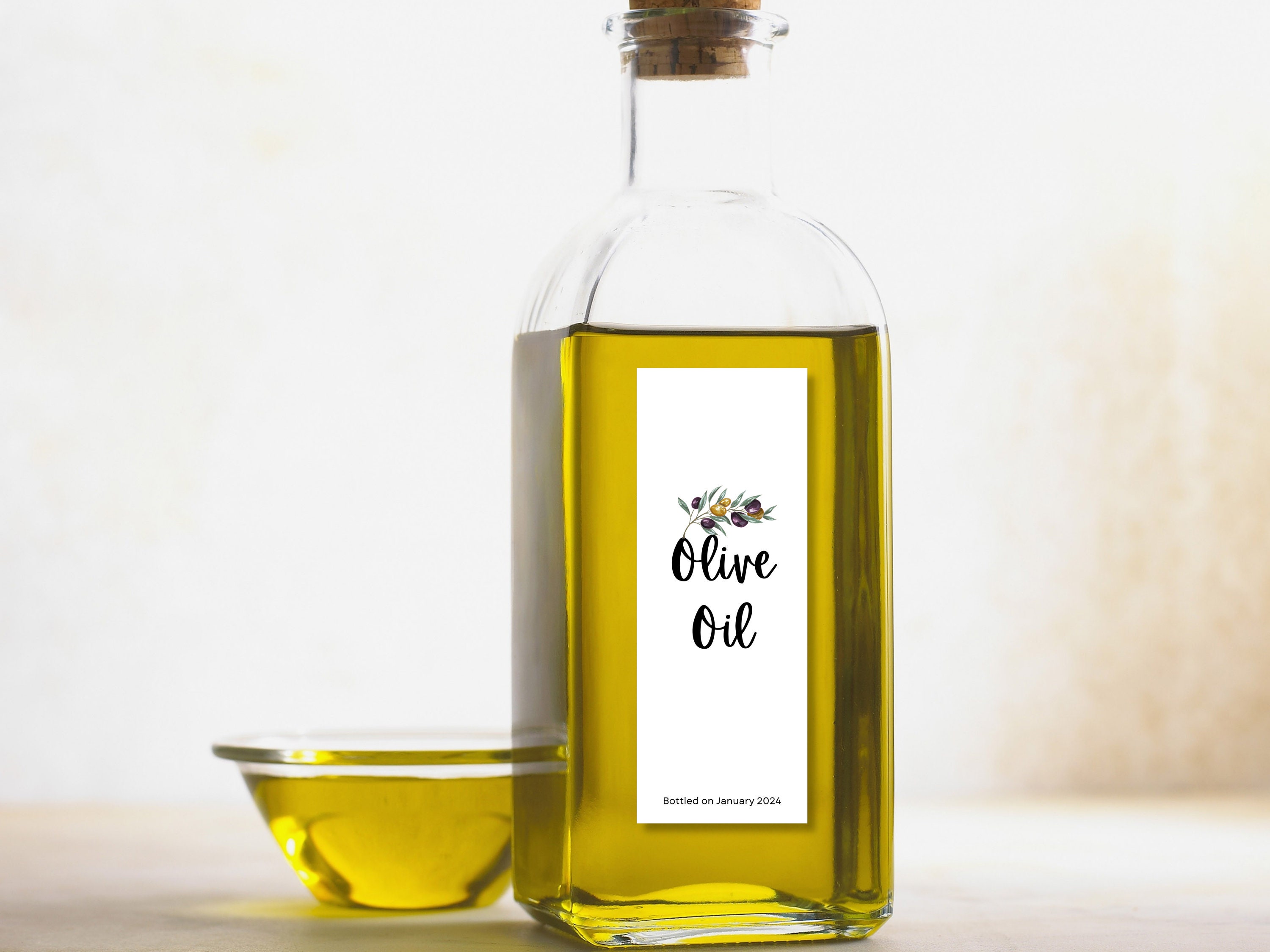 20 Editable Oil and Vinegar Label Templates, Oil-vinegar Label, Modern ...