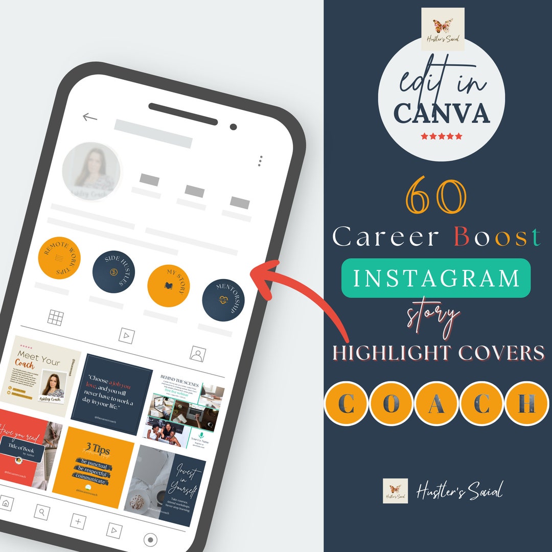 60 Career Coach Editable Story Highlight Covers Aesthetics - Business ...