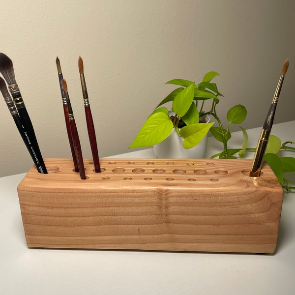 Paintbrush Holder - Etsy UK