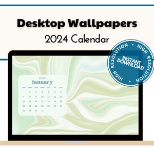 Desktop Background Calendar, January 2024, 2024 Wallpaper, Mac Calendar ...