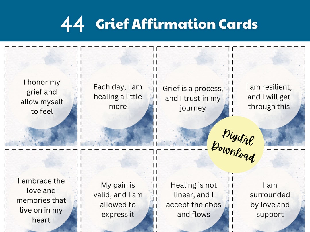 Grief Affirmations, Coping Strategies, Affirmations for Grief, Coping ...