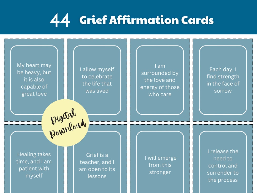 Grief Affirmations, Coping Strategies, Affirmations for Grief, Coping ...