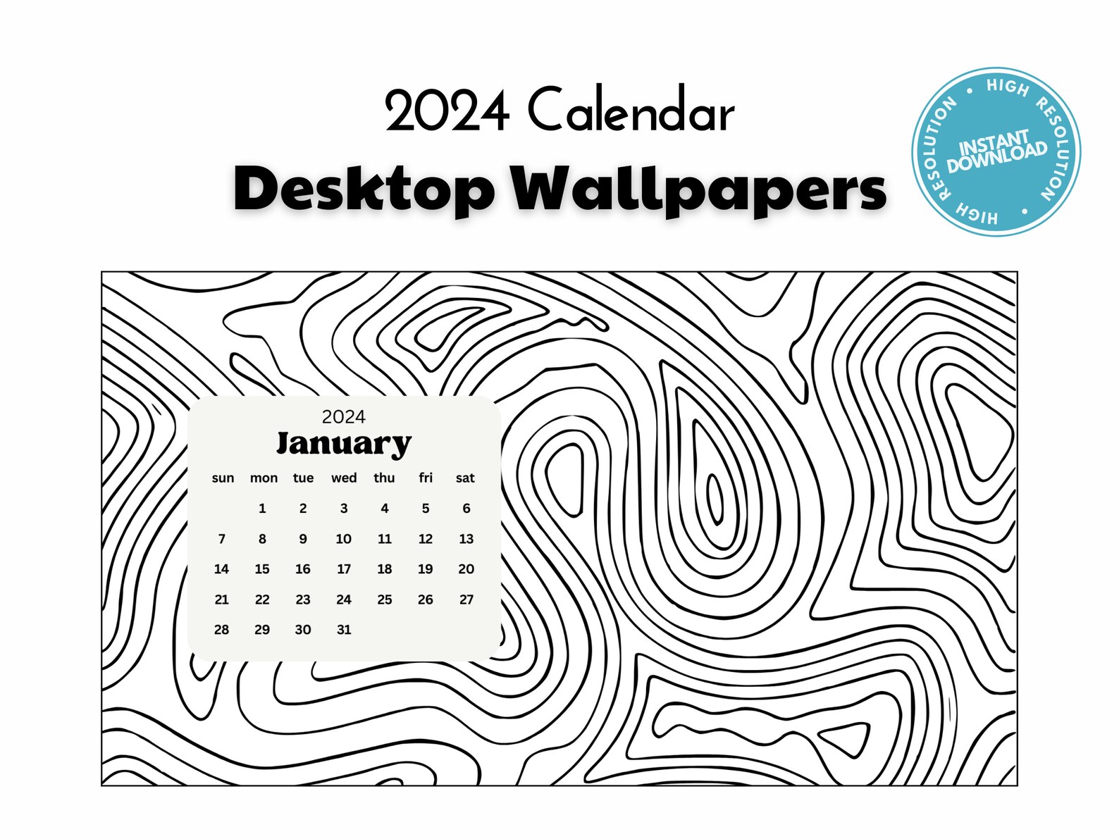 Desktop Background Calendar, January 2024, 2024 Wallpaper, Mac Calendar ...