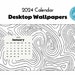 Desktop Background Calendar, January 2024, 2024 Wallpaper, Mac Calendar ...