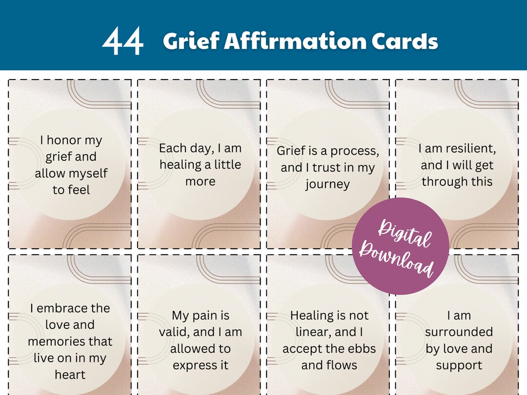 Grief Affirmations, Coping Strategies, Affirmations for Grief, Coping ...