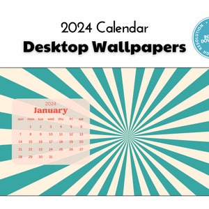 Desktop Background Calendar, 2024 Wallpaper, Mac Calendar, January 2024 ...
