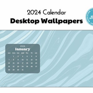 Desktop Background Calendar, January 2024, 2024 Wallpaper, Mac Calendar ...