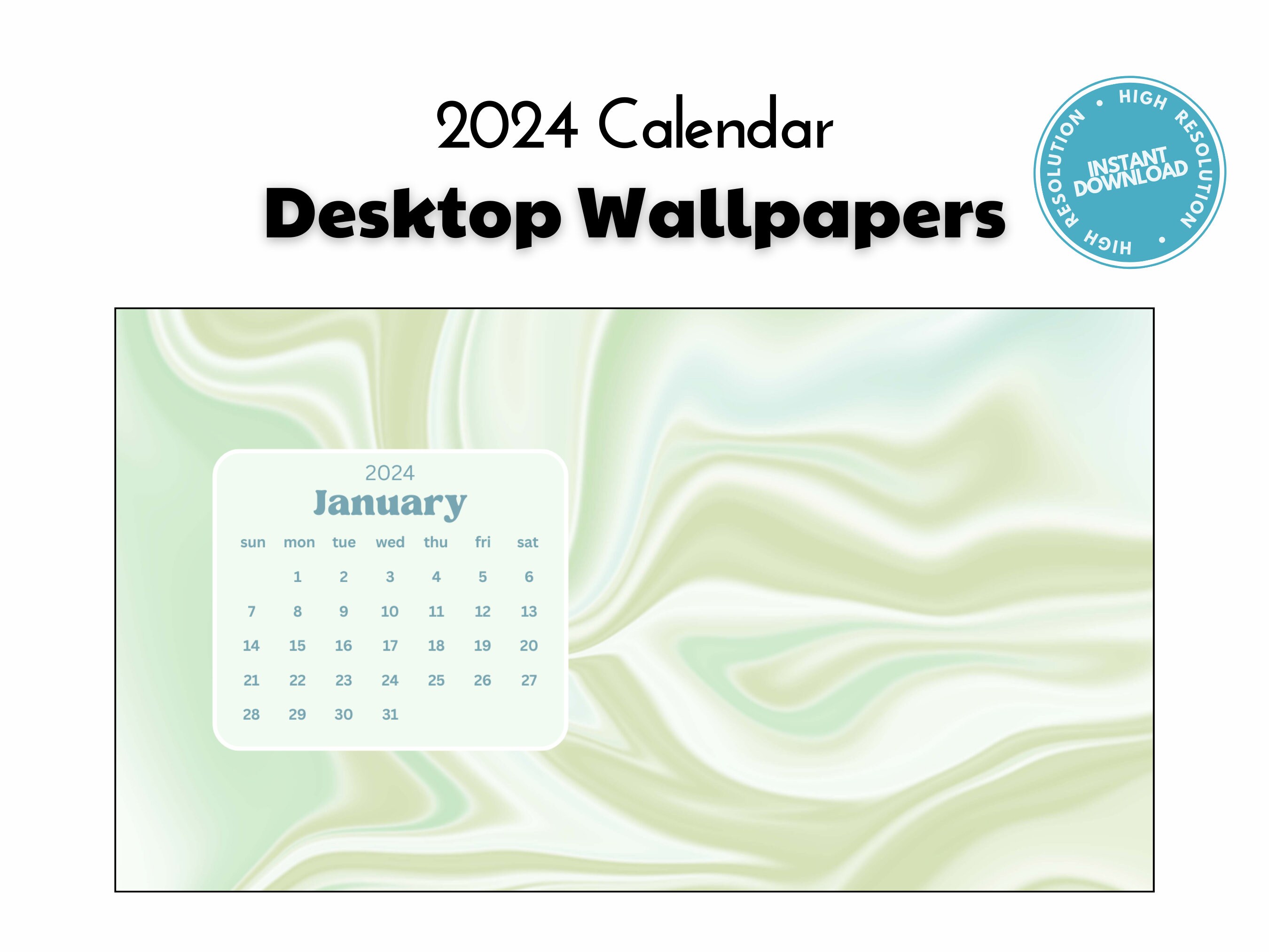 Desktop Background Calendar, January 2024, 2024 Wallpaper, Mac Calendar ...