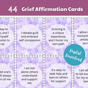 Grief Affirmations, Coping Strategies, Affirmations for Grief, Coping ...