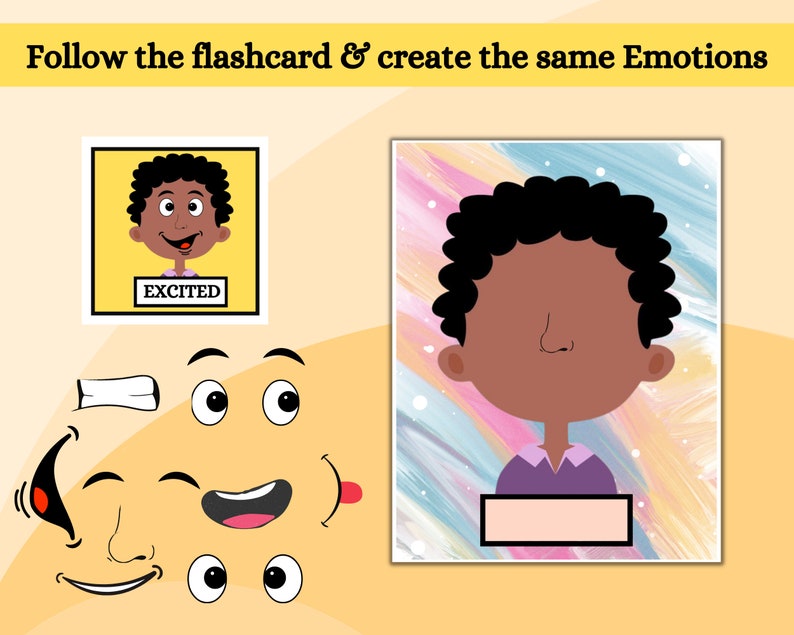 Emotions Activity for Kids Boy Version Feelings Chart Printable ...