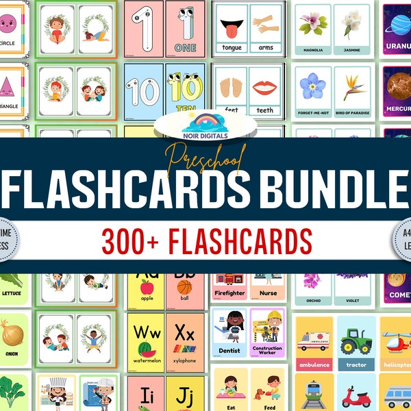 Flashcards - Etsy
