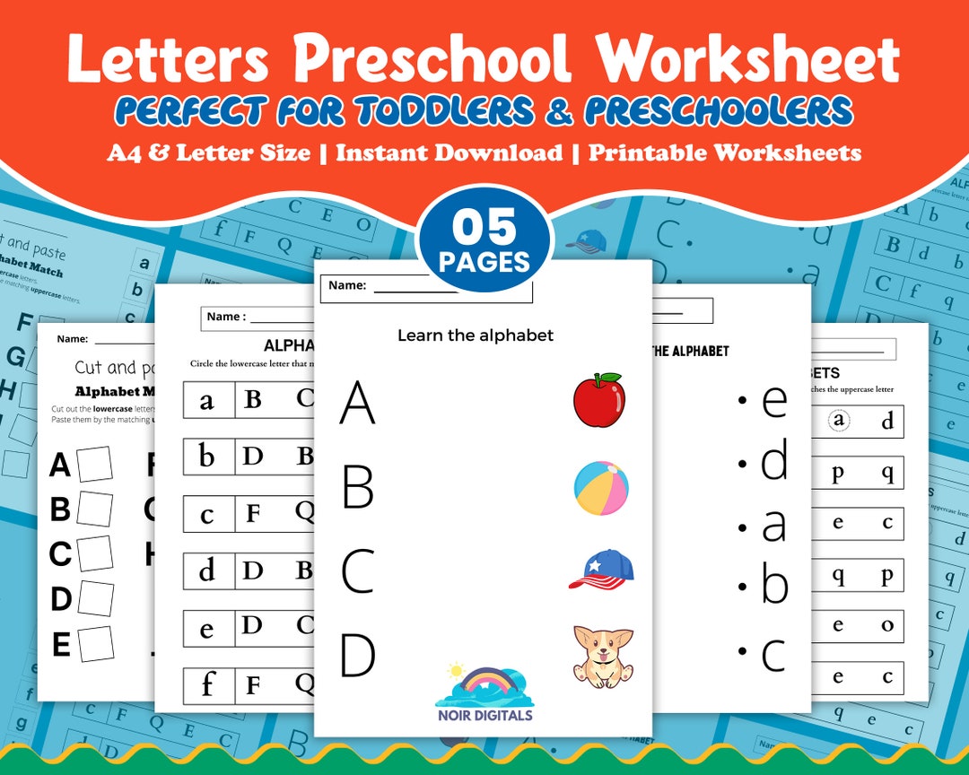 Preschool Alphabet Worksheets Preschool Worksheets Preschool Printable ...