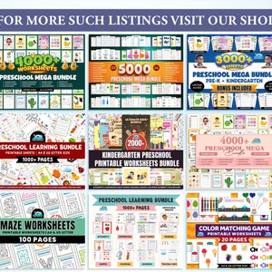 Preschool Curriculum Printable for Homeschool Printable Preschool ...