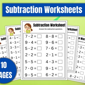 200 Preschool Pre-k Kindergarten Learning Bundle, Kids Worksheet Bundle ...