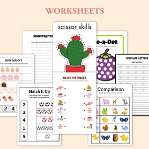 4000 Preschool Pre-k Kindergarten Learning Bundle, Activity Worksheets ...