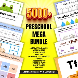 5000 Preschool Printable Worksheets Day Kids Activities Kindergarten ...