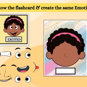 Emotions Activity for Kids Girl Version Feelings Chart Printable ...