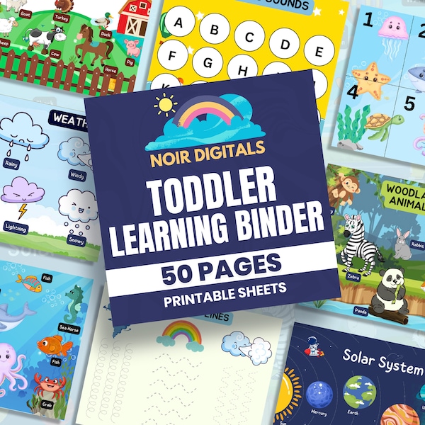 Toddler Busy Book - Etsy