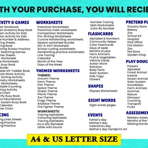 10000 Preschool Pre Kindergarten Learning Bundle Preschool Teacher Gift ...