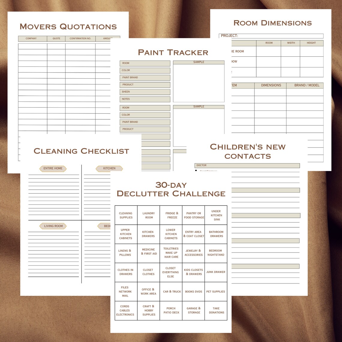 2024 Ultimate Moving Out Planner, Moving Checklist, Relocation Planner ...