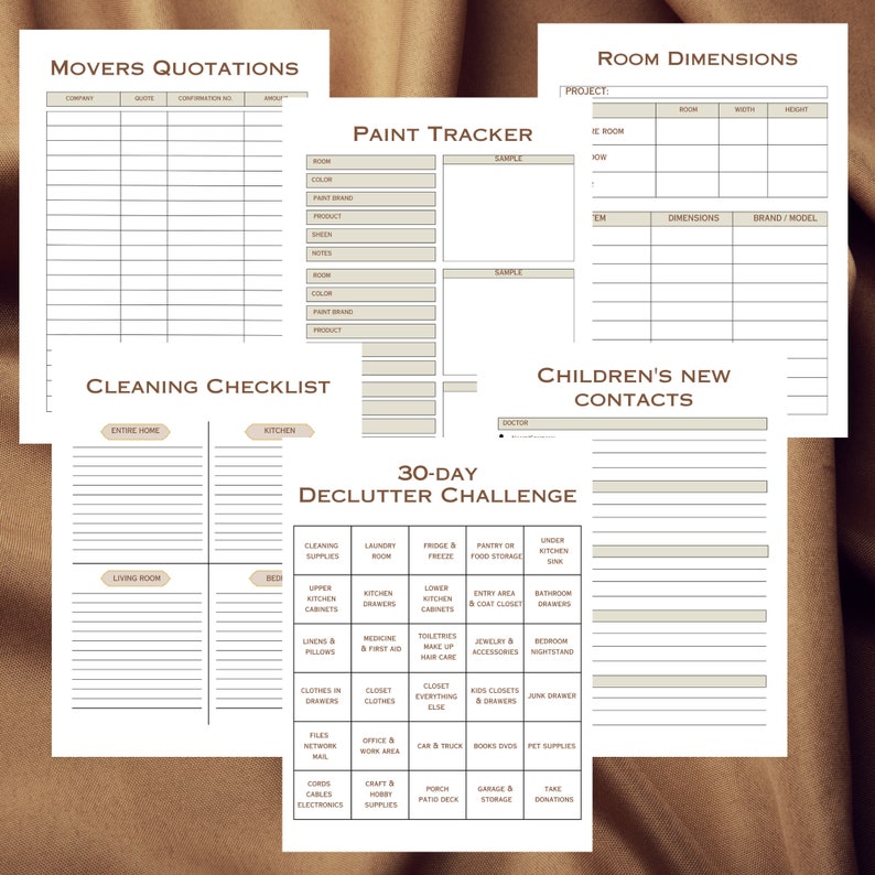 2024 Ultimate Moving Out Planner, Moving Checklist, Relocation Planner ...
