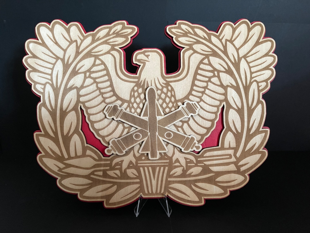 Army 3D Eagle Rising Warrant Officer Plaque | Branch Insignia & Color(s ...