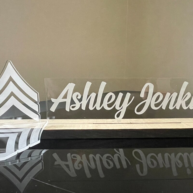 Desk Name Plate - Etsy