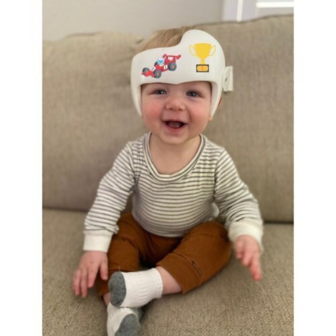 Kids Cranial Helmet Race Car Stickers - Etsy