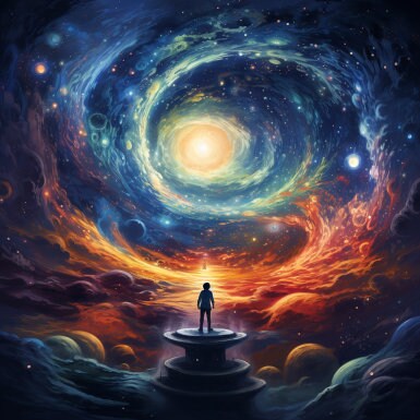 Surreal Outer Space Sticker Set - Etsy