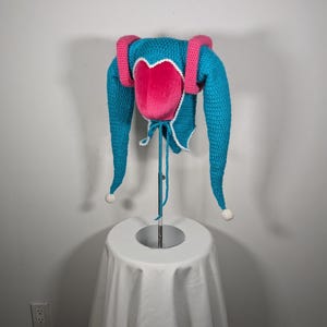 Jester Miku Set - 4 Piece Hatsune Miku Crochet Cosplay - Blue Clown ...