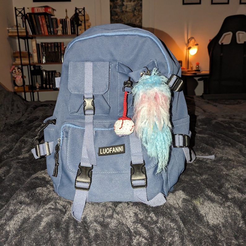 LGBTQIA Tail Keychain Trans, Non Binary, Bisexual Pride Flag Furtail ...