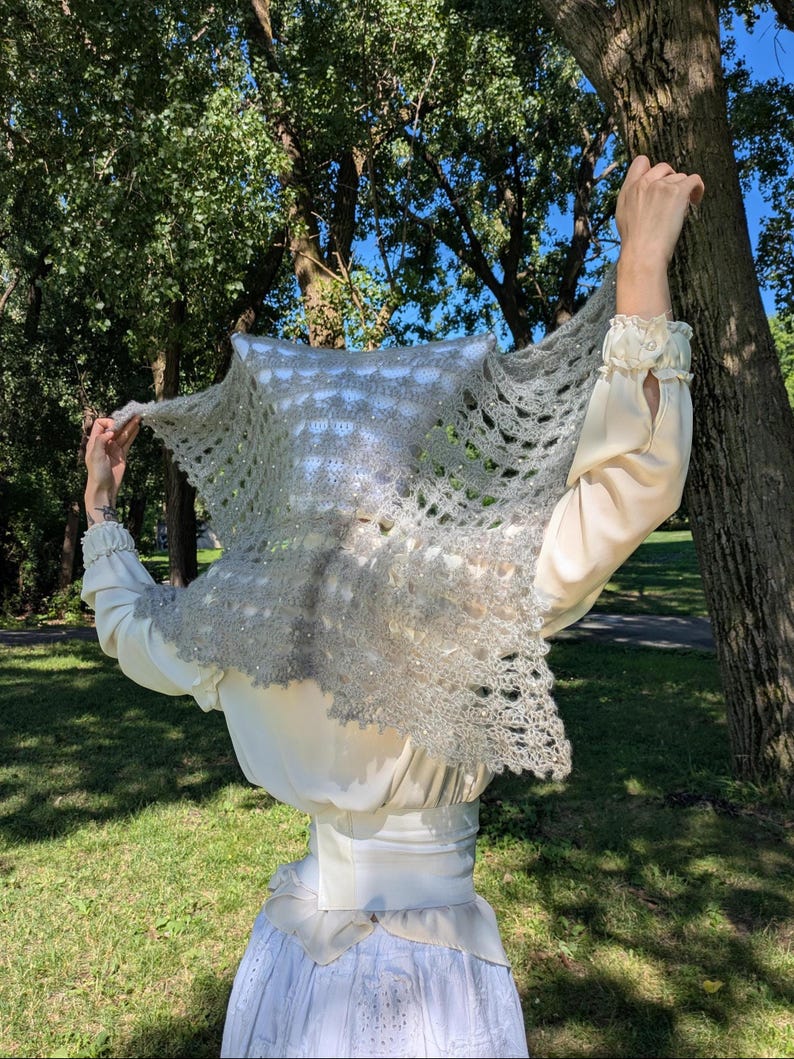 Veiled Escoffion Hat Pattern - Medieval Princess Bonnet Crochet Pattern ...