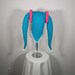 Jester Miku Set - 4 Piece Hatsune Miku Crochet Cosplay - Blue Clown ...
