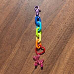 Pride Bag Charms - Colorful LGBTQ Flag Lanyards - Kidcore, Decora Kei ...