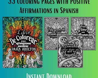 Printable Summer Coloring Pages for Kids With Positive Affirmations in ...