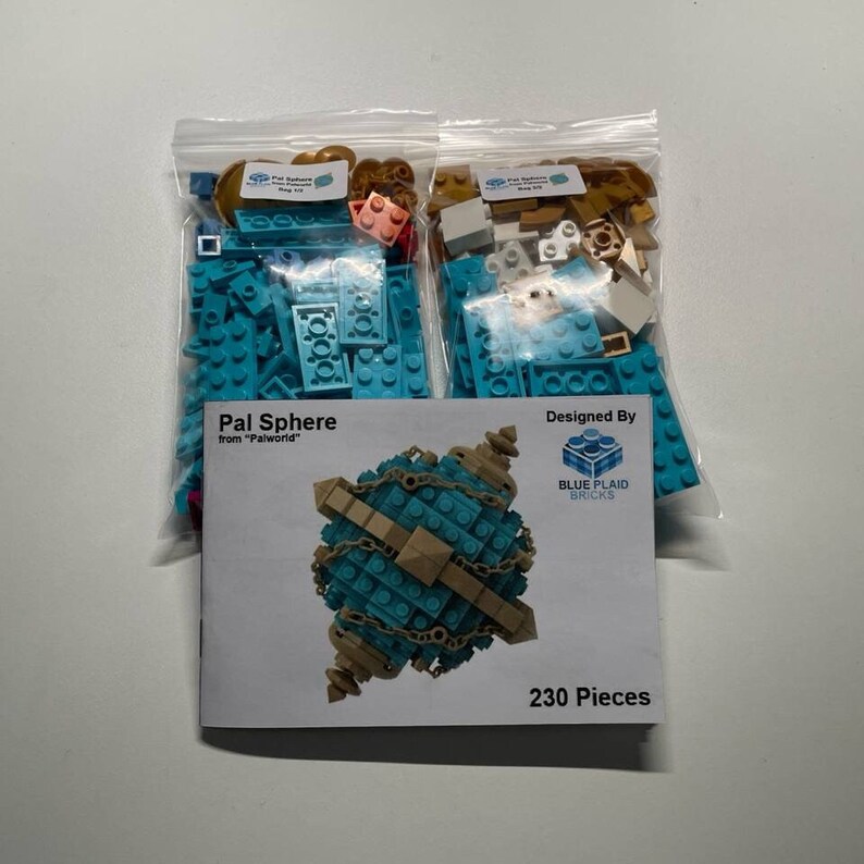 Pal Sphere From "palworld" (LEGO® Bricks and Instructions Included) - Etsy
