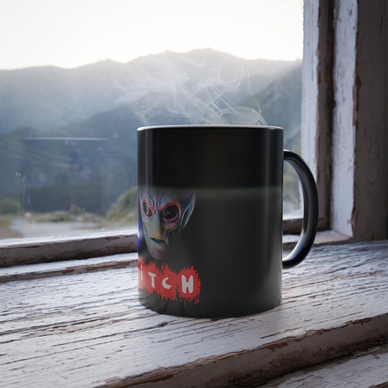 Resident Alien Morphing "son of A Bitch" Magic Mug 11oz - Etsy