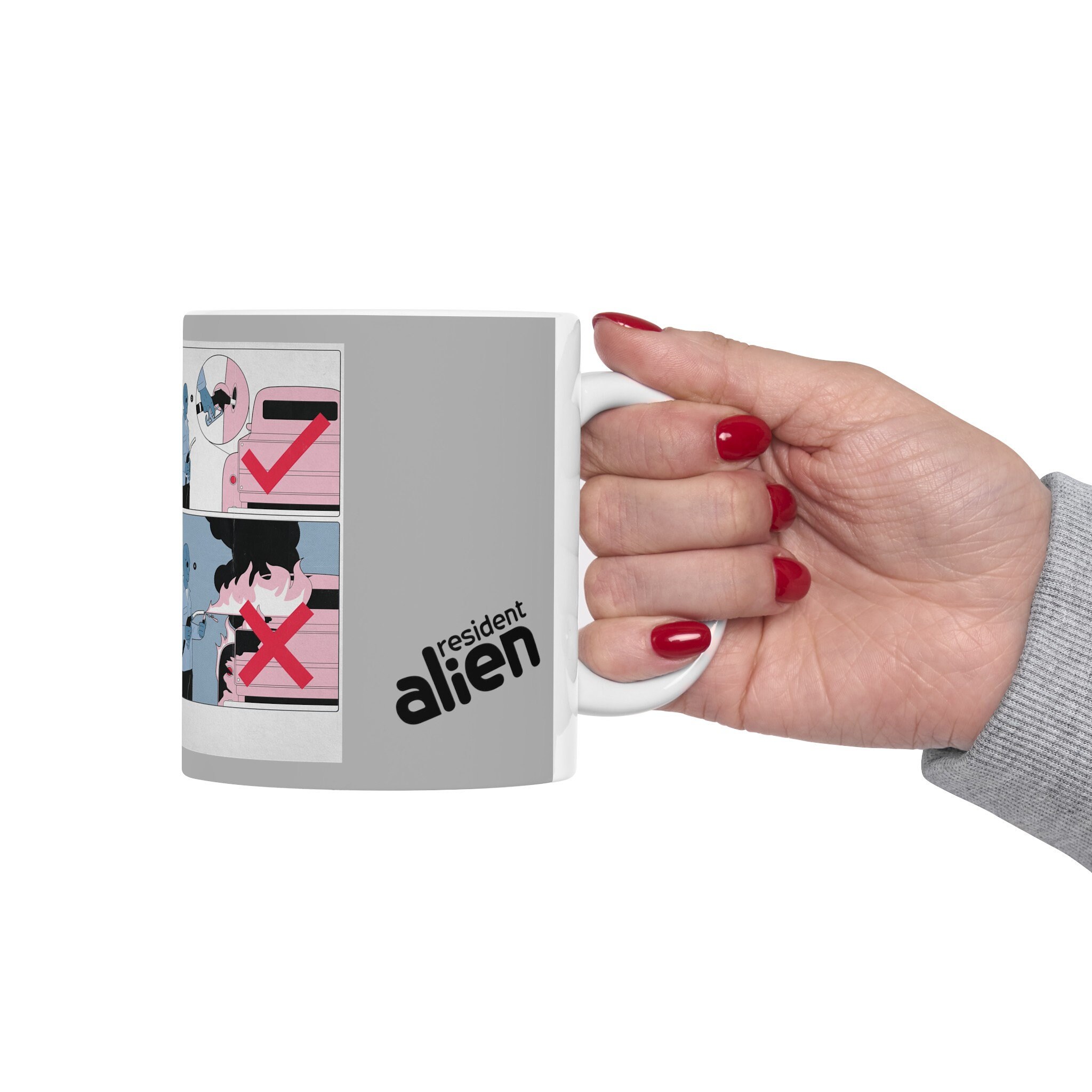 Resident Alien Intro Animation Coffee Mug 11oz, 15oz - Etsy