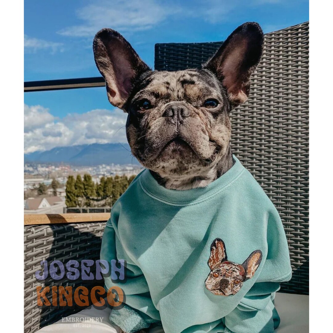 Custom Pet Embroidered Shirt Custom Dog Embroidered - Etsy